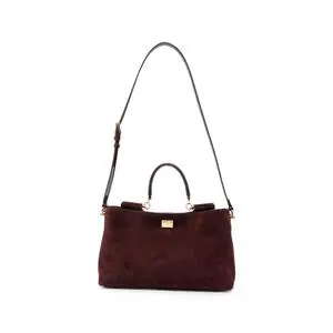 Dolce & Gabbana Suede Tote Bag - Red