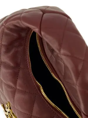 Saint Laurent Icarino Leather Hobo Bag