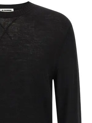 JIL SANDER Logo Embroidery Sweater