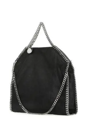 Stella McCartney Shaggy Deer Medium Falabella Handbag - Black