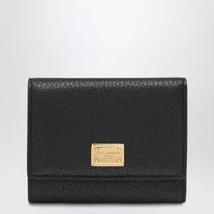 Dolce & Gabbana Dauphine Calf Leather Wallet - Black