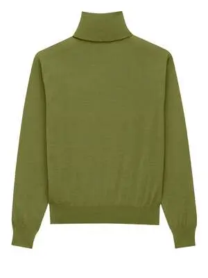 Saint Laurent Cashmere, Wool, And Silk Turtleneck