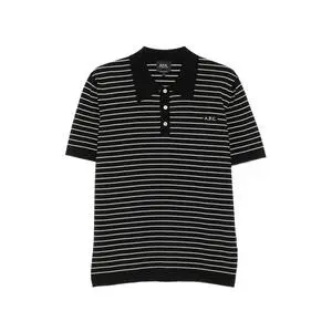 A.p.c. Polo Shirts - Black