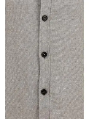 Zegna Cashmere, Linen, And Silk Overshirt - Cream