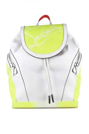 CHRISTIAN LOUBOUTIN Explorafunk Backpack - White