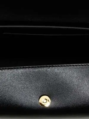 JIL SANDER Cannolo Small Leather Shoulder Bag - Black