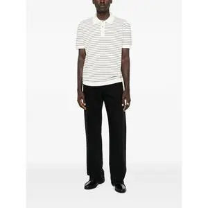 A.p.c. Neutrals Polo Shirts - Cream
