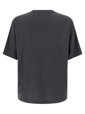 Dolce & Gabbana Flocked Print T-shirt - Gray