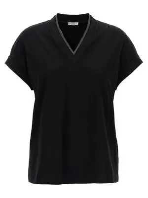 Brunello Cucinelli Monile T-shirt - Black