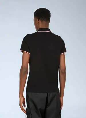 Moncler Stripe Trims Polo Shirt