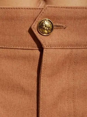 Chloé Cotton Barrel Trousers