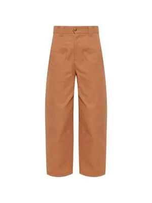 Chloé Cotton Barrel Trousers - Multicolor