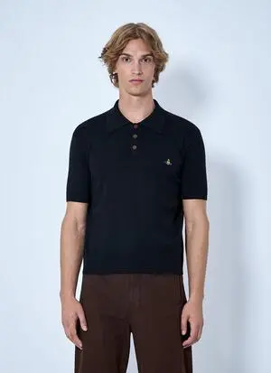 VIVIENNE WESTWOOD Mark Polo Shirt - Black