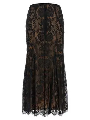 SELF-PORTRAIT Lace Midi' Skirt