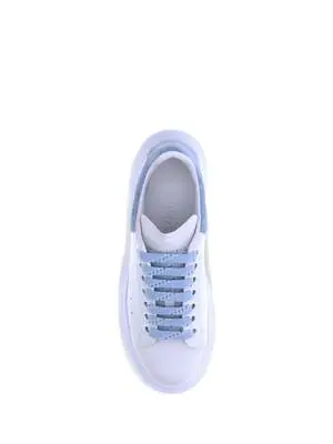 Alexander McQueen Leather Sneakers - Blue