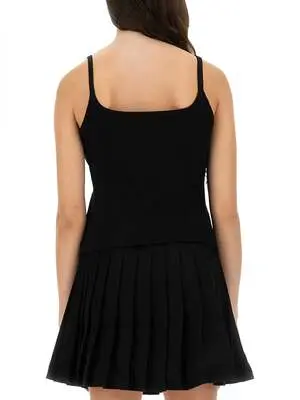 Versace Logo Tank Top - Black