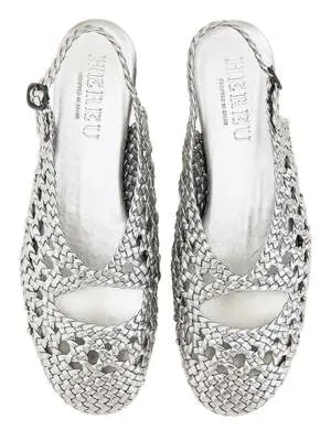 Hereu Slingback Sandal Empuria Metallic