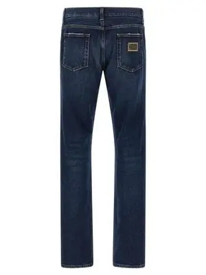 Dolce & Gabbana Logo Plaque Jeans