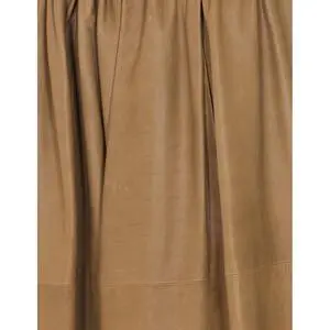 Auralee Fine Baby Calf Leather Skirt - Cream