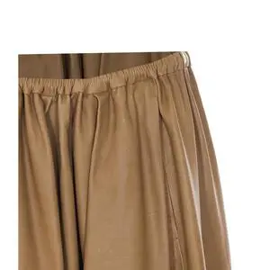 Auralee Fine Baby Calf Leather Skirt - Cream