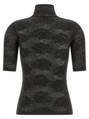 Brunello Cucinelli Openwork Sweater - Brown
