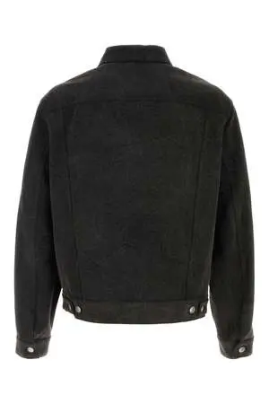 Alexander McQueen Slate Denim Jacket - Black