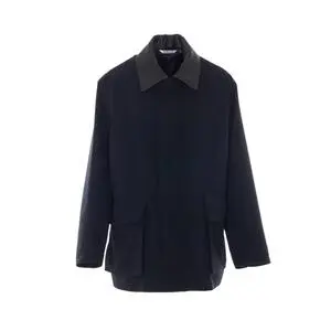 Auralee Wool Max Blouson - Black
