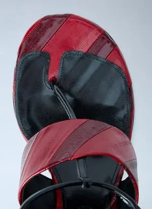 Dries Van Noten Strappy Heeled Sandals - Red