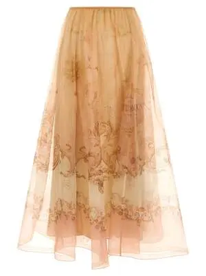 Zimmermann Hypnotic Organza Maxi' Skirt