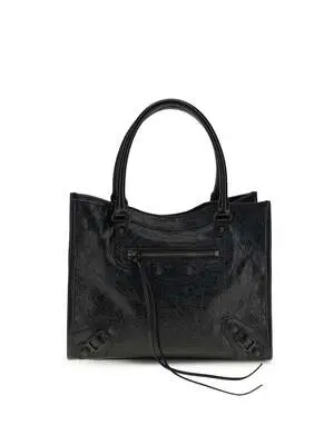 Balenciaga Le City Tote Mini Handbag - Black