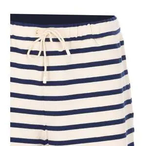 Moncler Logo Striped Shorts - Blue