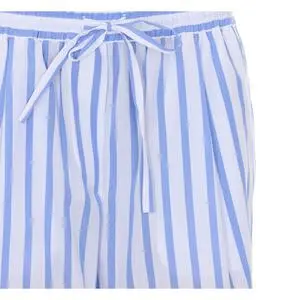 Dolce & Gabbana Striped Poplin Shorts - Blue