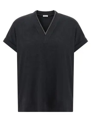 BRUNELLO CUCINELLI Brunello Cucinelli Women 'Shiny Trims' T-Shirt