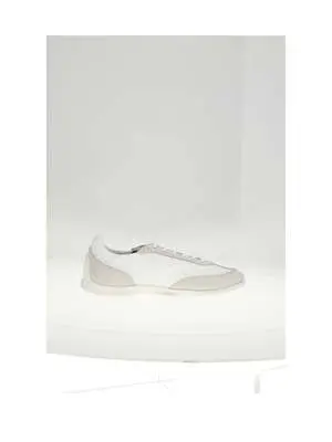 Celine Low Top Lace-up Sneakers - White