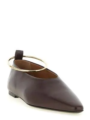 JIL SANDER Ring' Ballet Flats
