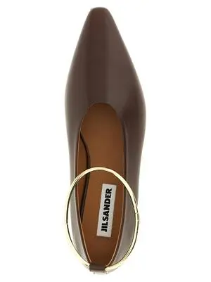 JIL SANDER Ring' Ballet Flats