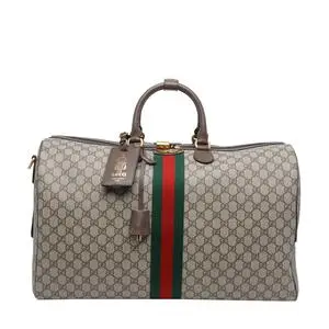 Gucci Large Savoy Duffle Bag - Gray