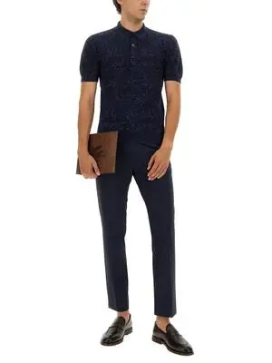 Etro Polo Shirt With Pegasus Embroidery