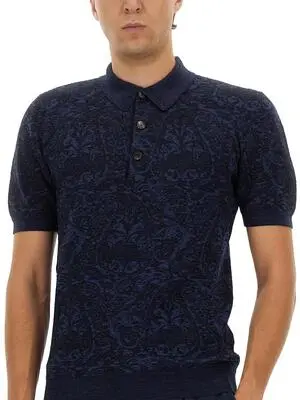 Etro Polo Shirt With Pegasus Embroidery