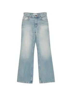 Chloé Flared Leg Denim Jeans - Multicolor