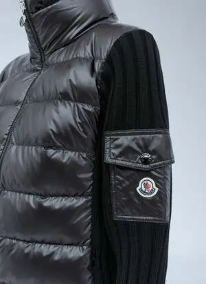 Moncler Padded Wool Cardigan
