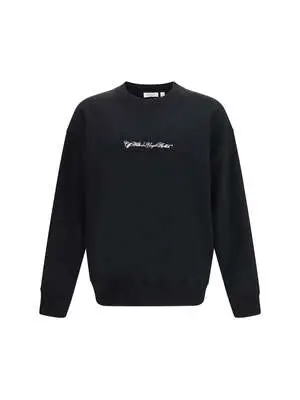 Off-White Script Arrow Crewneck Sweatshirt - Black