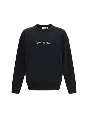 Off-White Script Arrow Crewneck Sweatshirt - Black