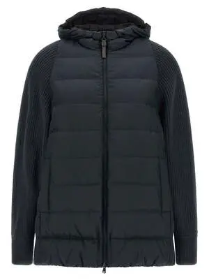 Brunello Cucinelli Quilted Down Jacket - Blue