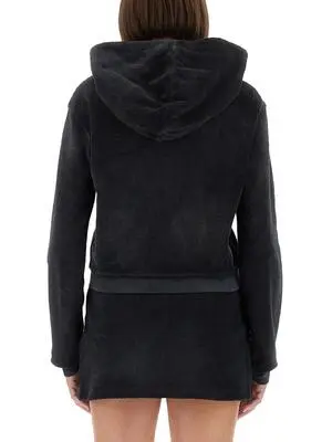 Alexander Wang Cotton Terry Sweatshirt - Black