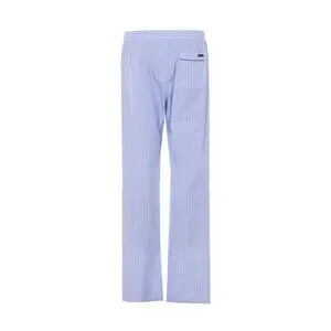 Dolce & Gabbana Striped Poplin Pants - Blue