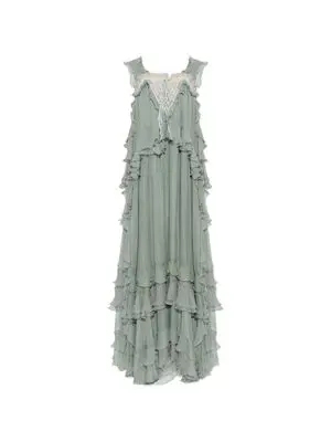 Chloé Silk Maxi Dress - Multicolor