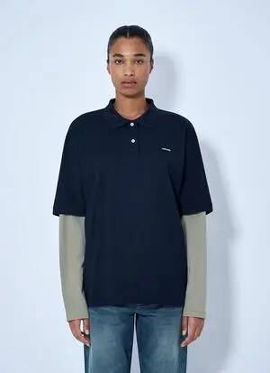 Miu Miu Buttoned Polo Shirt