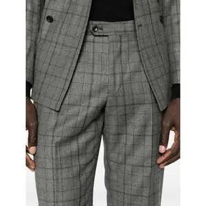 Tagliatore Grey Suits Double Breasted Suits
