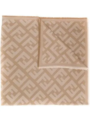 Fendi Ff Wool Scarf - Multicolor